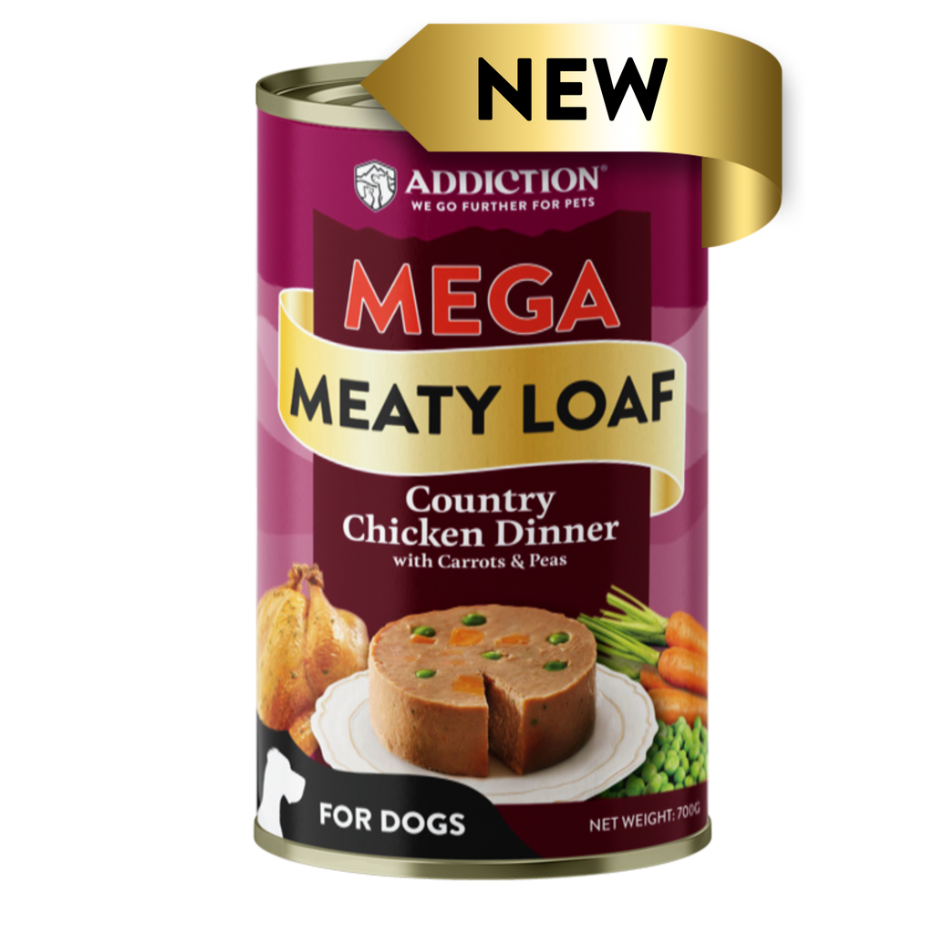 Addiction MEGA Country Chicken Dinner with Carrots & Peas Meaty Loaf W ...